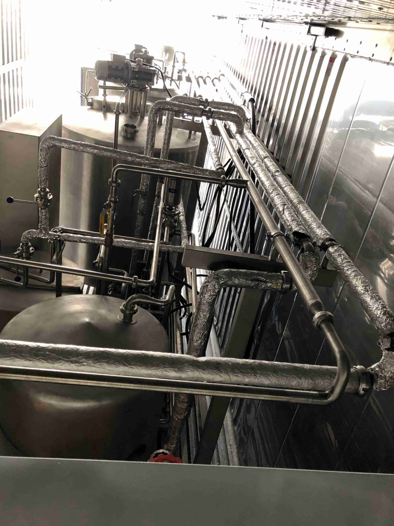 Milk pasteurization line - complet & installed in a container - 59 900€