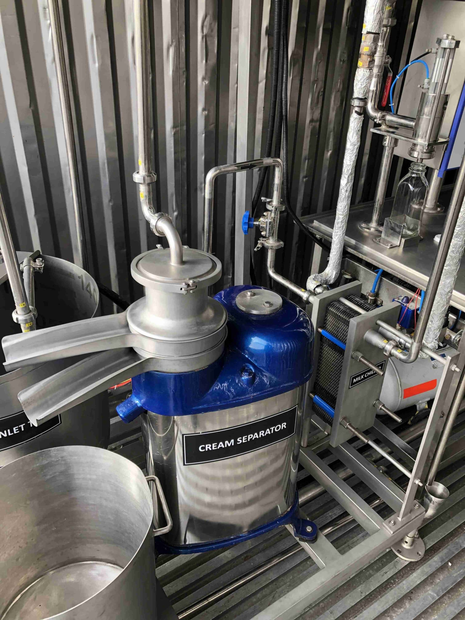 Milk pasteurization line - complet & installed in a container - 59 900€